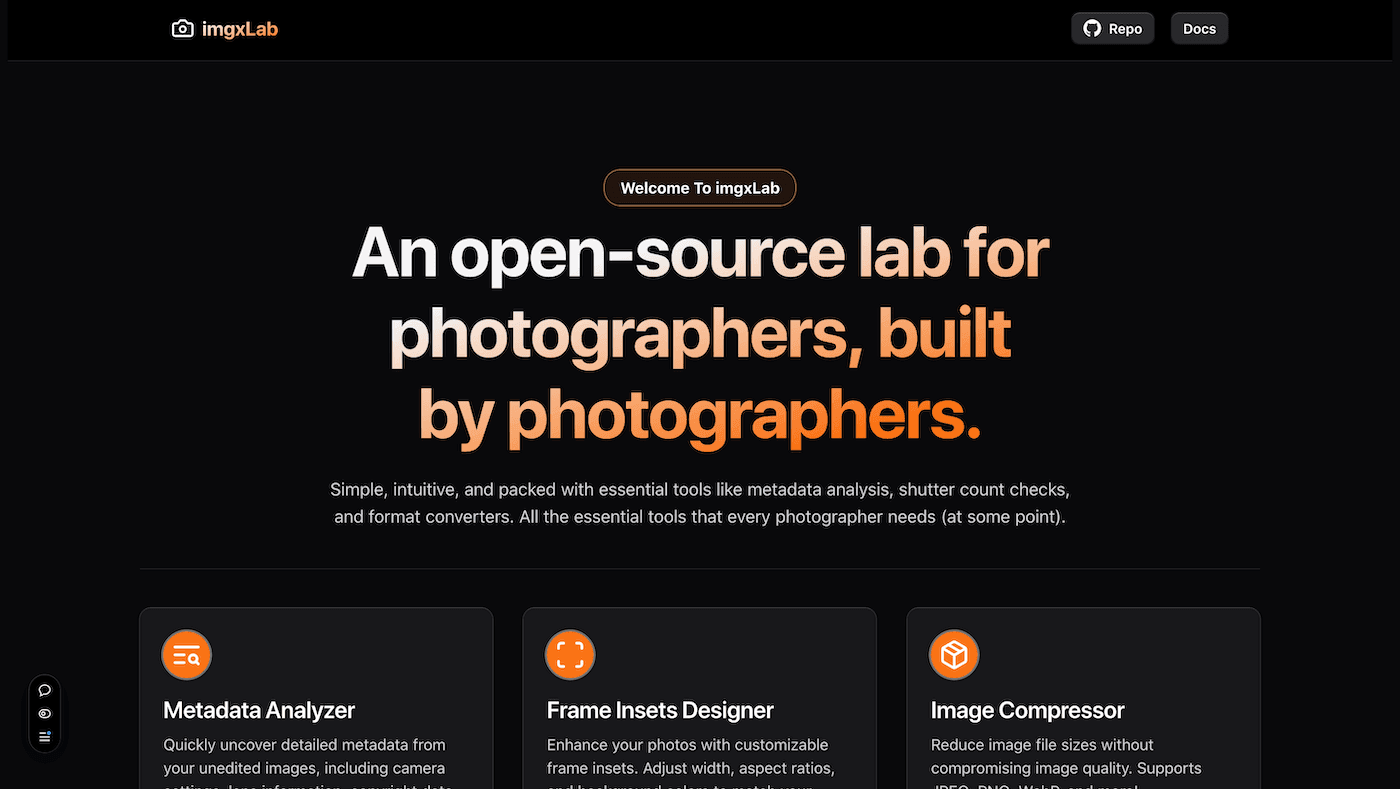 Building imgxLab: An Open-Source Lab for Photographers | Jorge Perez